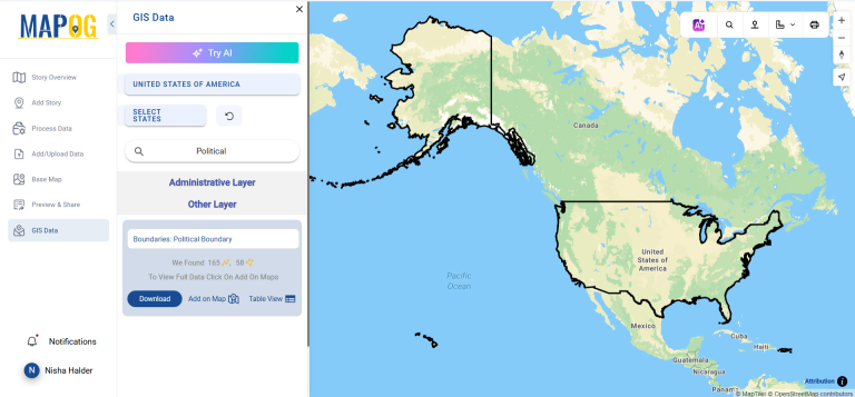 Download Political Boundary Data in Shapefile, KML, MID +15 GIS Formats