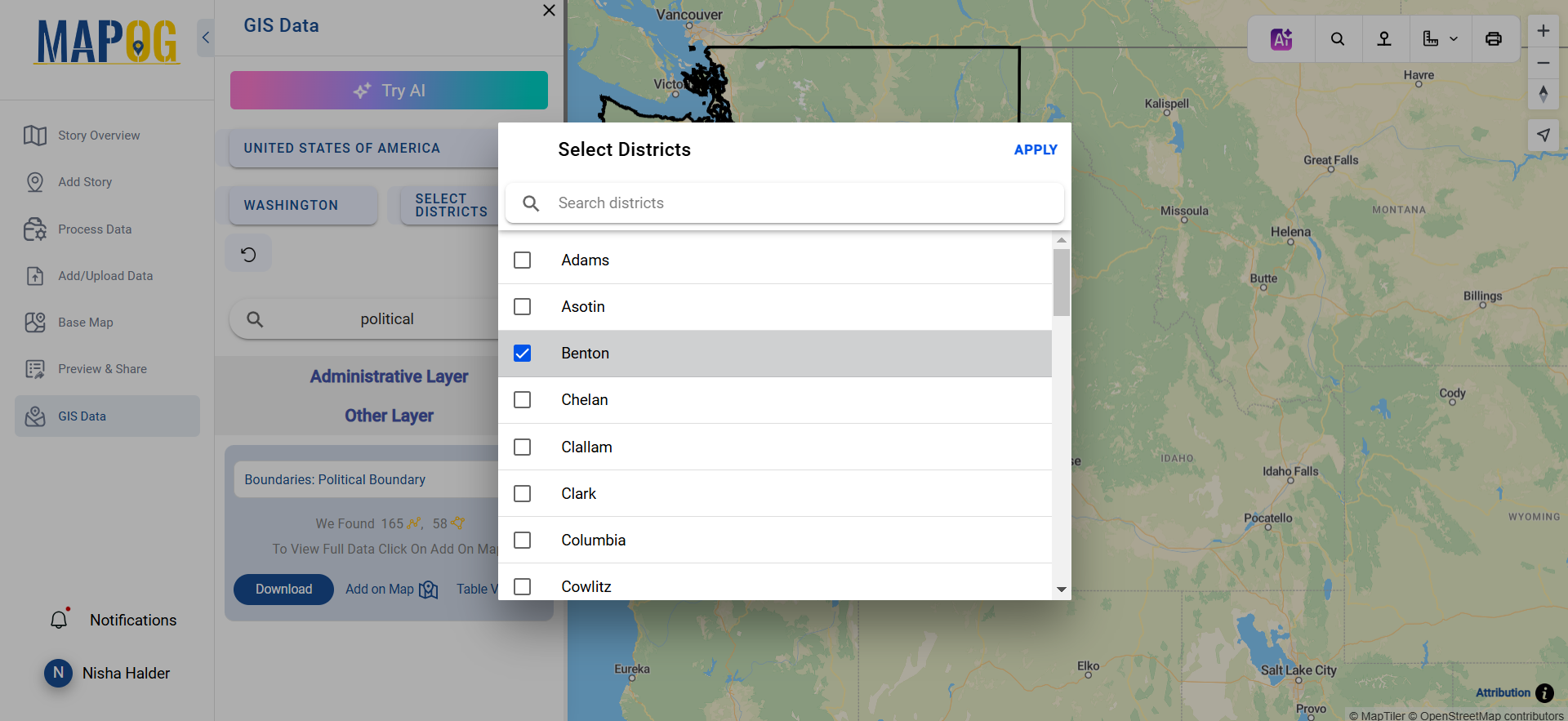 Download Political Boundary Data in Shapefile, KML, MID +15 GIS Formats