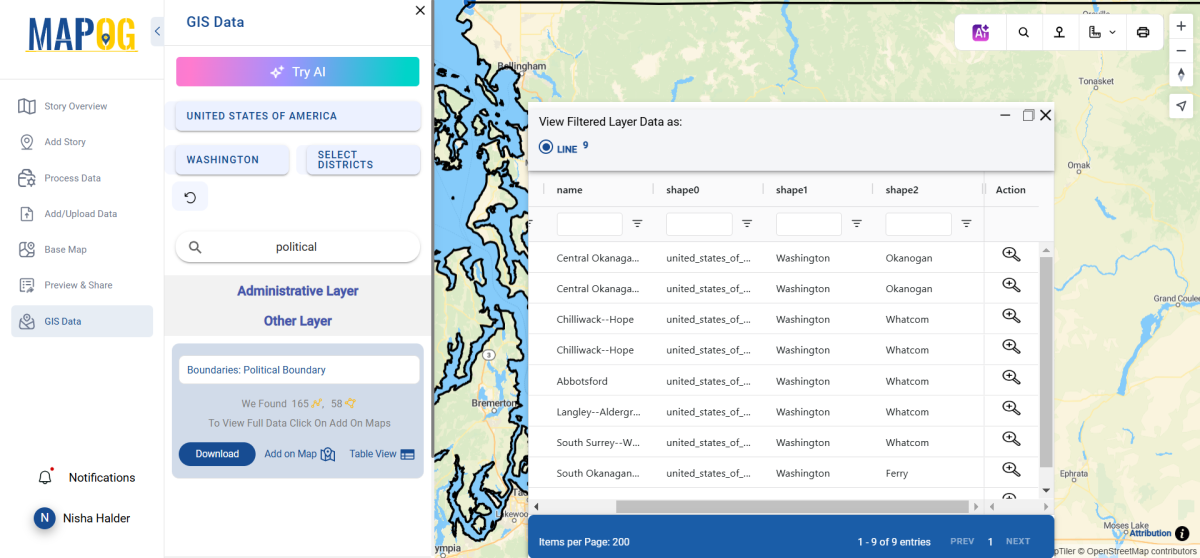 Download Political Boundary Data in Shapefile, KML, MID +15 GIS Formats
