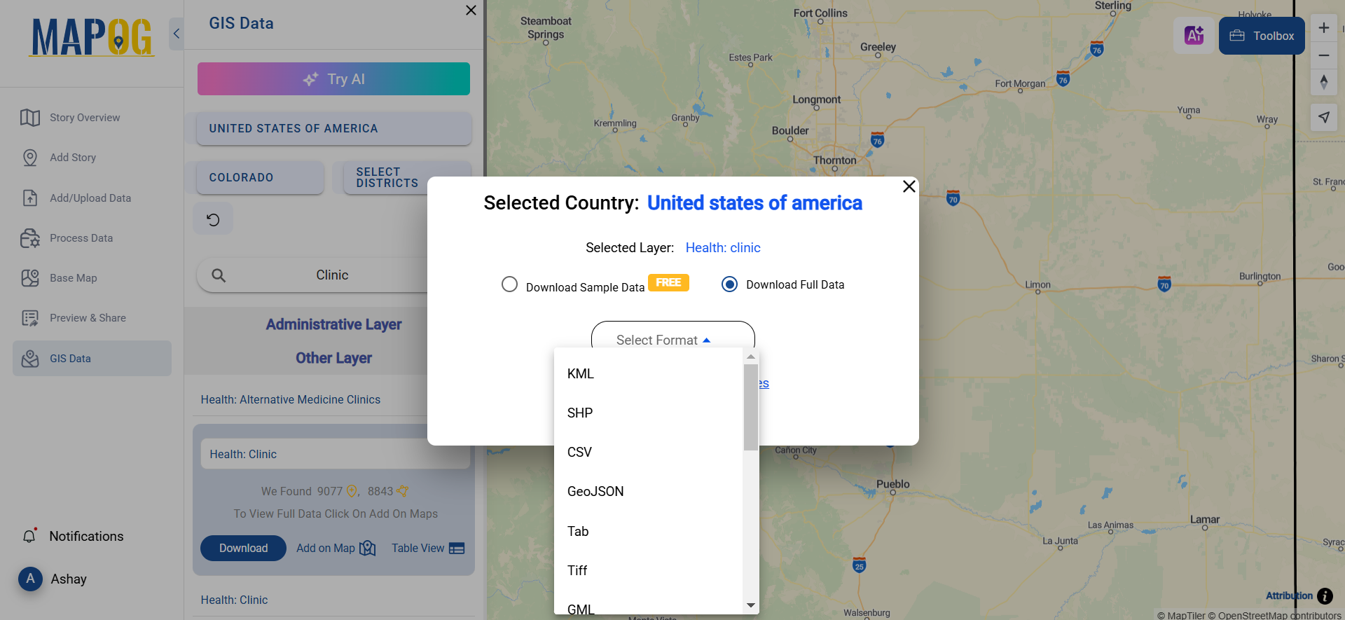 Download Global Clinic Location Data in Shapefile, KML, and GeoJSON