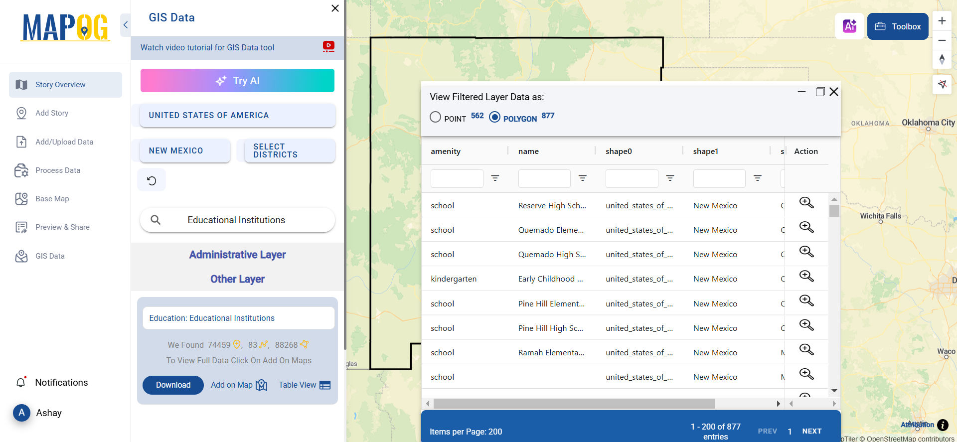 Download Educational Institutions Data in Shapefile, KML, MID +15 GIS Formats Using GIS Data by ...