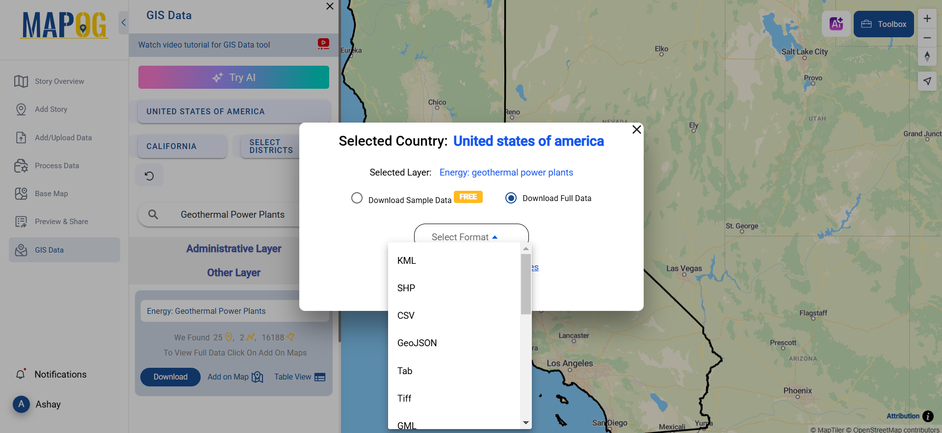 Download Geothermal Power Plants GIS Data in Multiple Formats – Shapefile, KML, GeoJSON & More