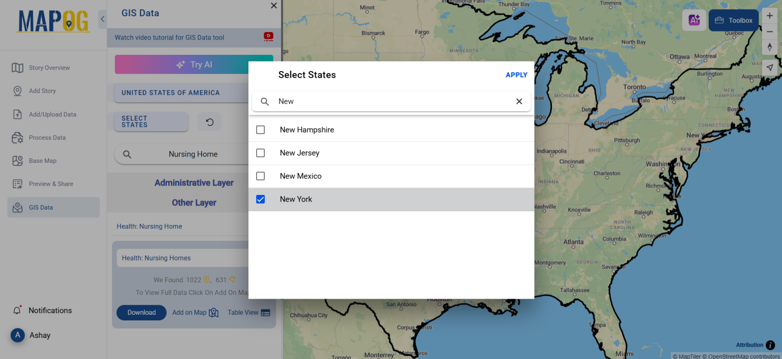 Download Nursing Home Data in Shapefile, KML, MID +15 GIS Formats