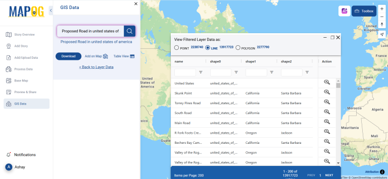 Download Proposed Road Data in Multiple GIS Formats (Shapefile, KML ...