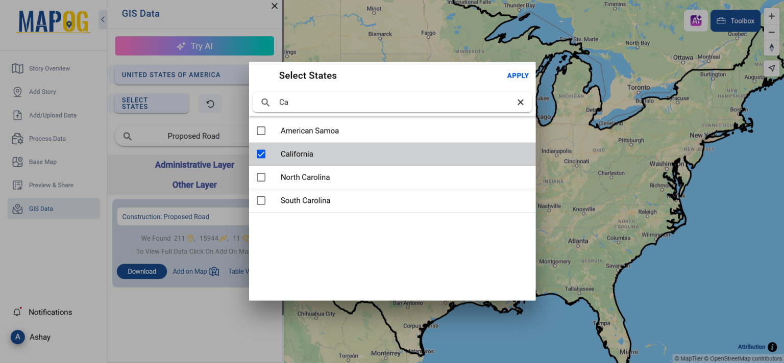 Download Proposed Road Data in Multiple GIS Formats (Shapefile, KML ...