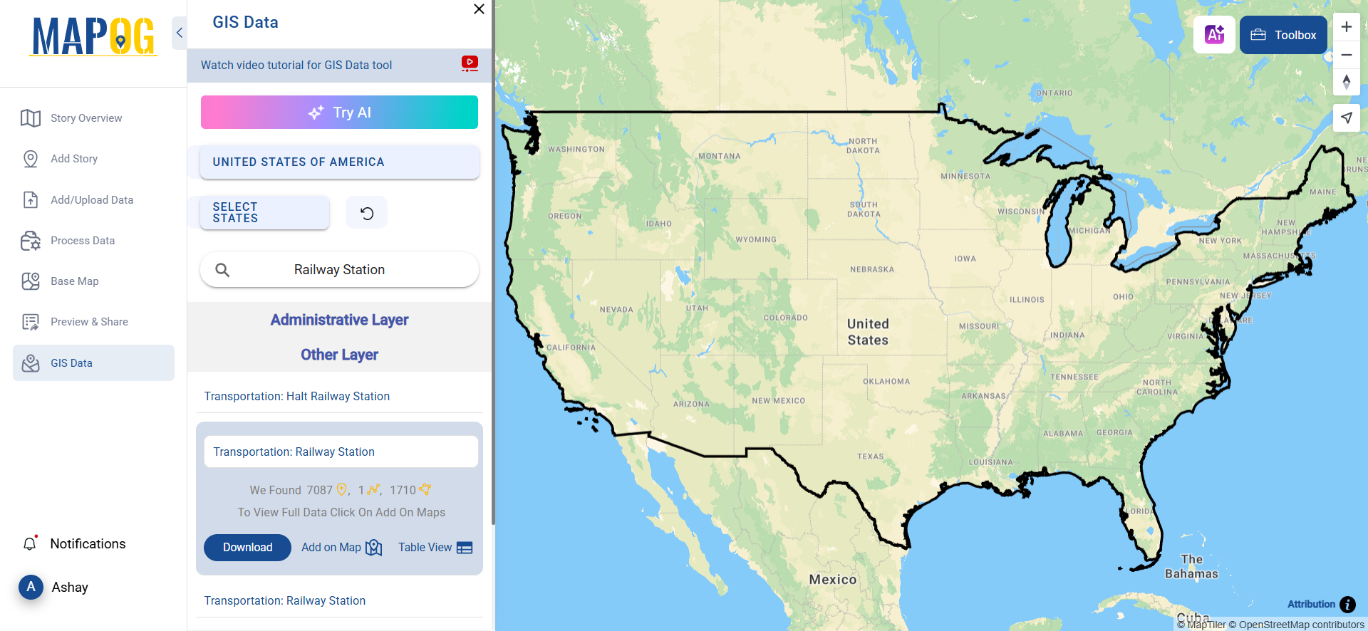 Download Railway Station Data in Shapefile, KML, MID +15 GIS Formats