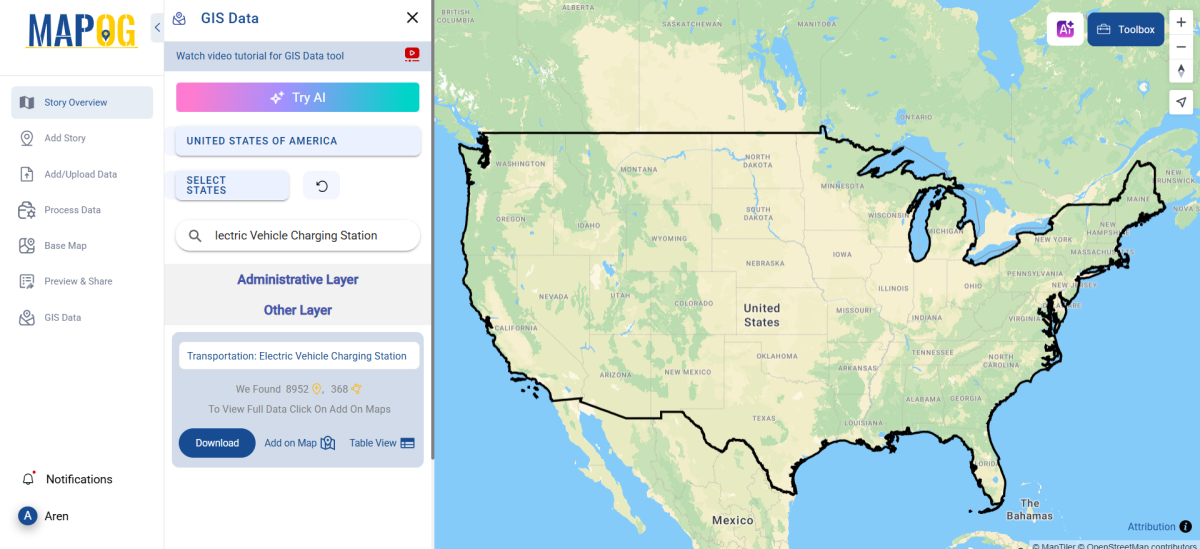 Download Electric Vehicle Charging Station Data In Shapefile Kml Geojson And More