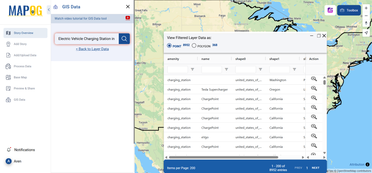 Download Electric Vehicle Charging Station Data in Shapefile, KML ...