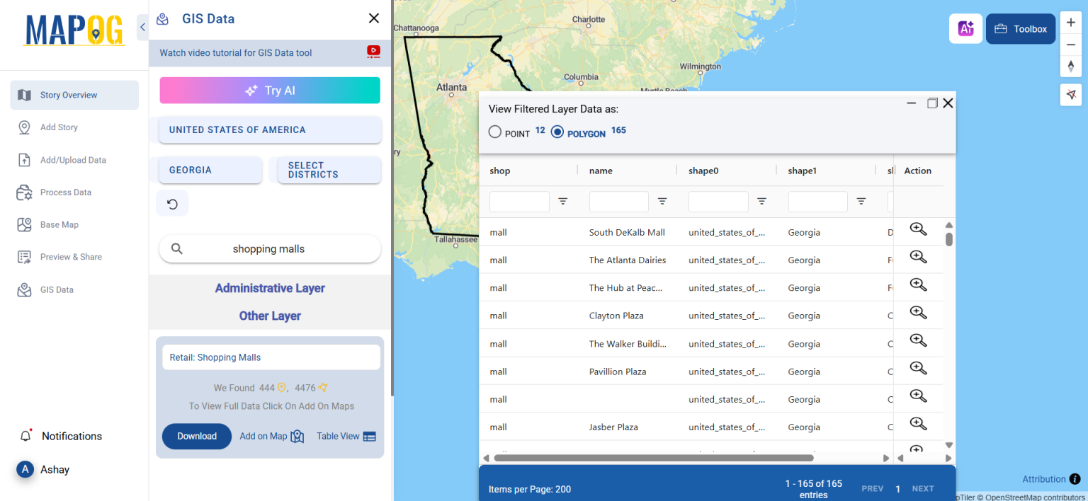 Download Shopping Malls GIS Data – Shapefile, KML, GeoJSON