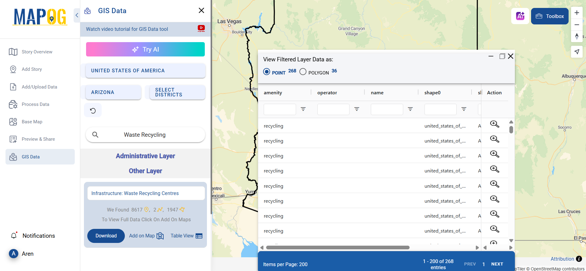 Download Waste Recycling Centers GIS Data in Shapefile, KML, GeoJSON ...