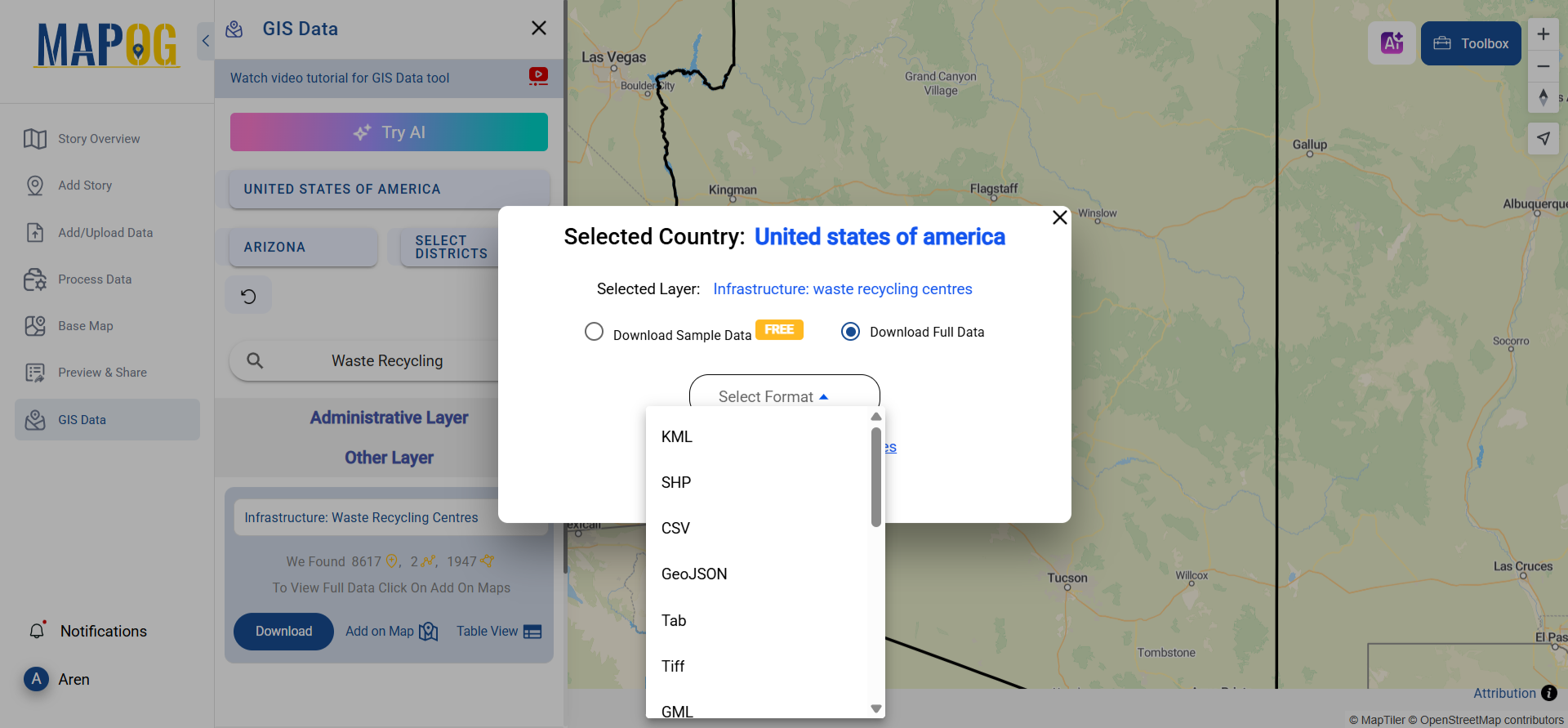 Download Waste Recycling Centers GIS Data in Shapefile, KML, GeoJSON ...