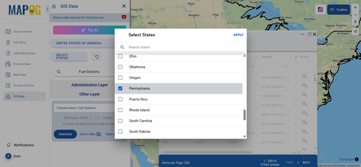 Download Fuel Stations Data in Shapefile, KML, MID, GeoJSON & More for GIS Analysis