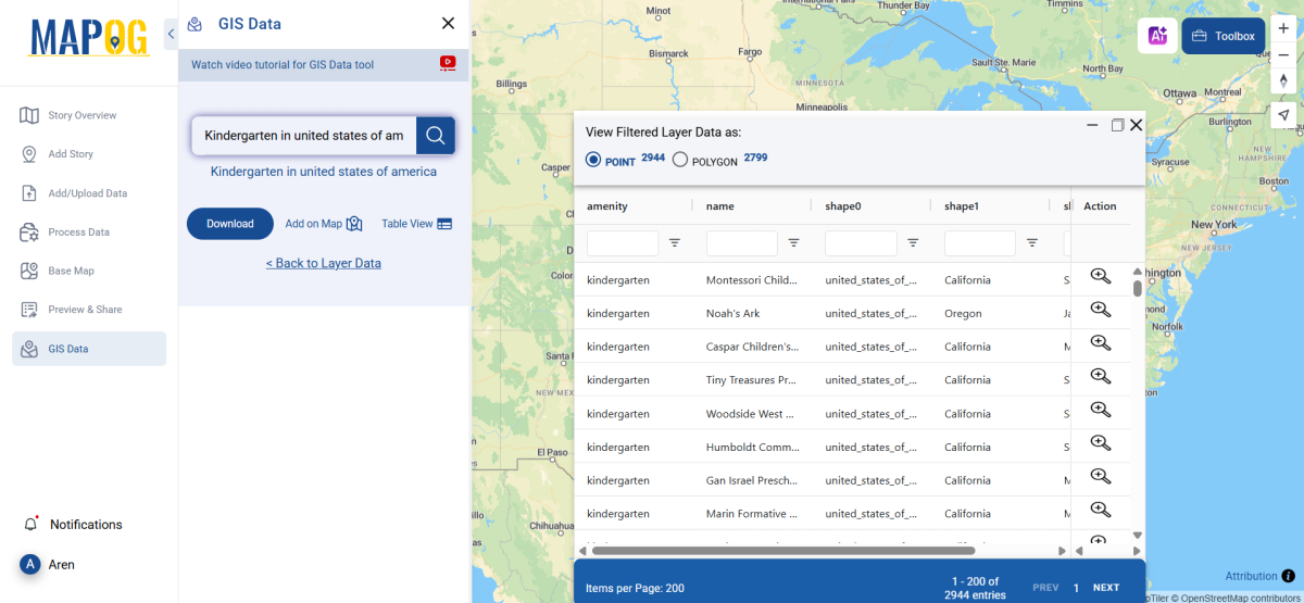 Download Kindergarten GIS Data (Shapefile, KML, CSV, GeoJSON) – Global ...