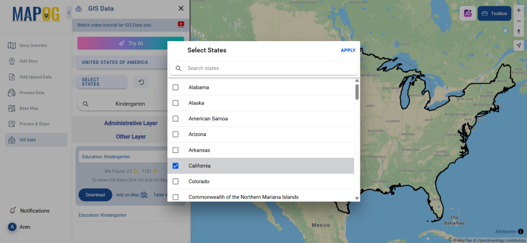 Download Kindergarten GIS Data (Shapefile, KML, CSV, GeoJSON) – Global Education Mapping