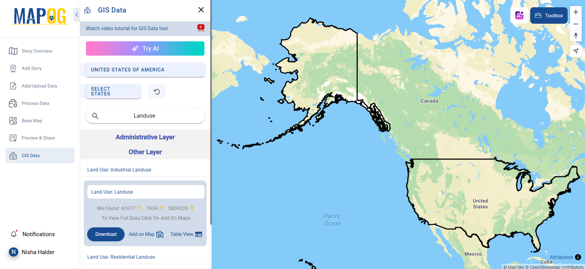 Download Land use Data in Shapefile, KML, MID +15 GIS Formats