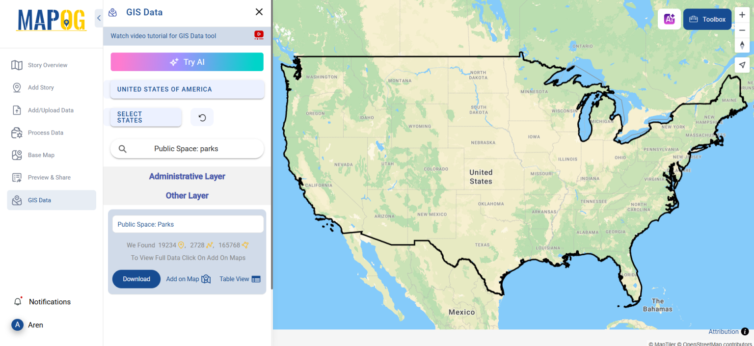 Effortless Park Data Download: Access GIS-Ready Datasets in Multiple Formats