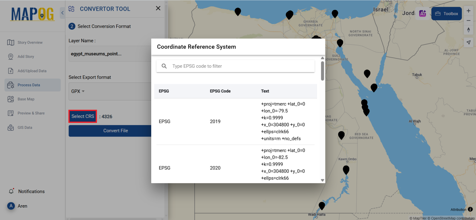 Convert Online GPS to GPX and in other formats