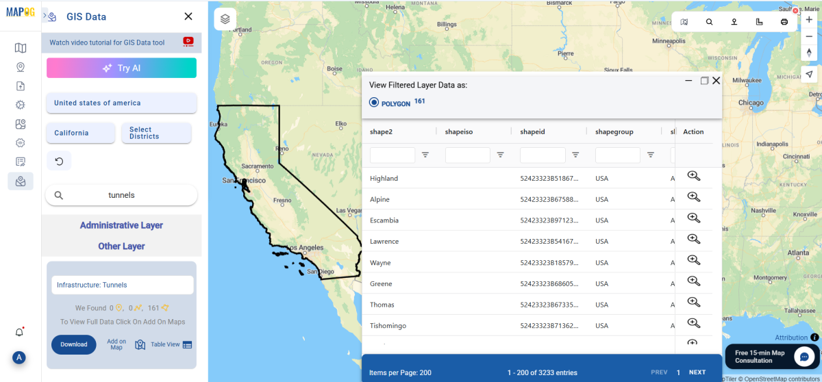 Download Tunnels Data in Shapefile, KML, MID +15 GIS Formats and Create ...