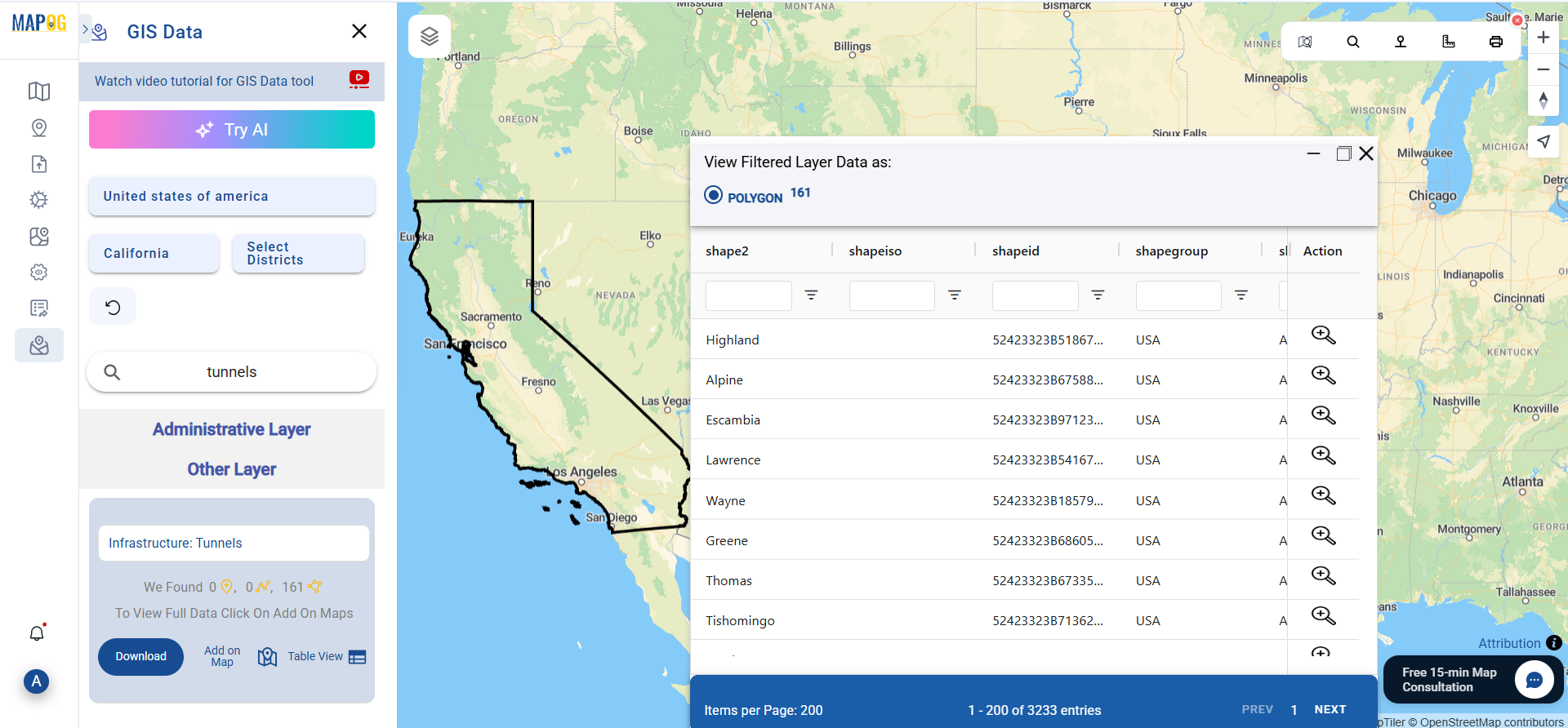 Download Tunnels Data in Shapefile, KML, MID +15 GIS Formats and Create ...