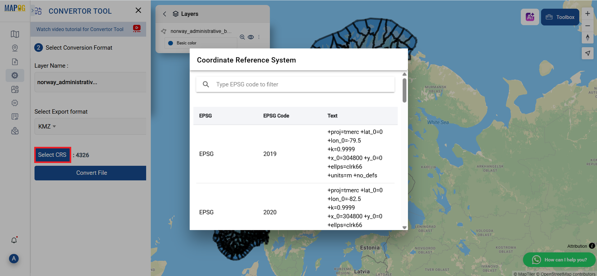 Online GIS data Conversion |Converting GeoJSON to KMZ