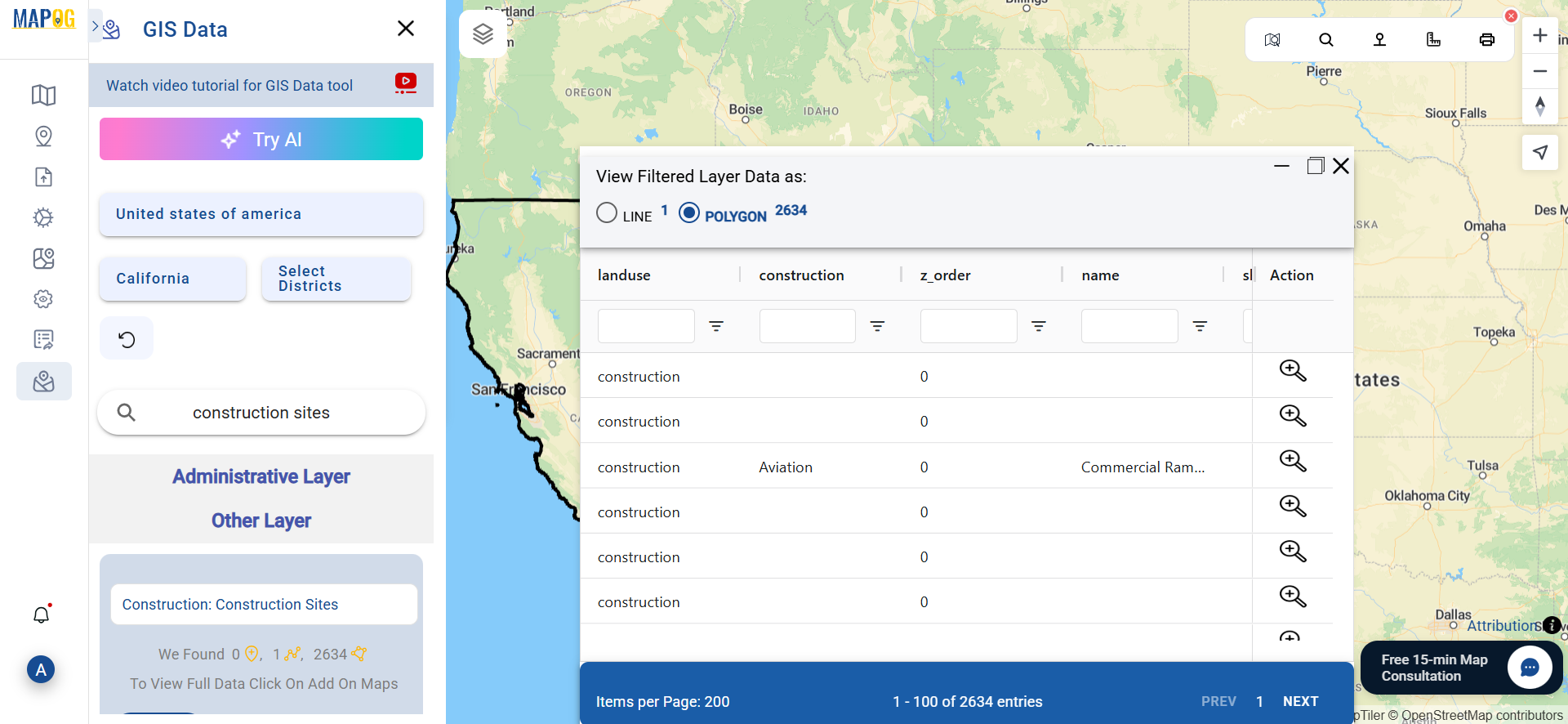 Download Construction Sites Data in Shapefile, KML, MID +15 GIS Formats
