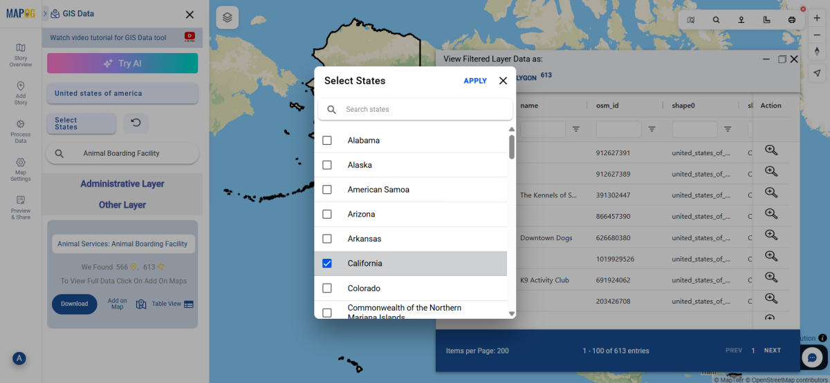 Download Animal Boarding Facility Data in Shapefile, KML, and GeoJSON ...
