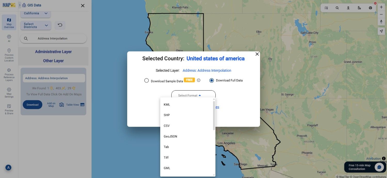 Download Address Interpolation Data (SHP, KML, GeoJSON) – Accurate Geocoding & Mapping